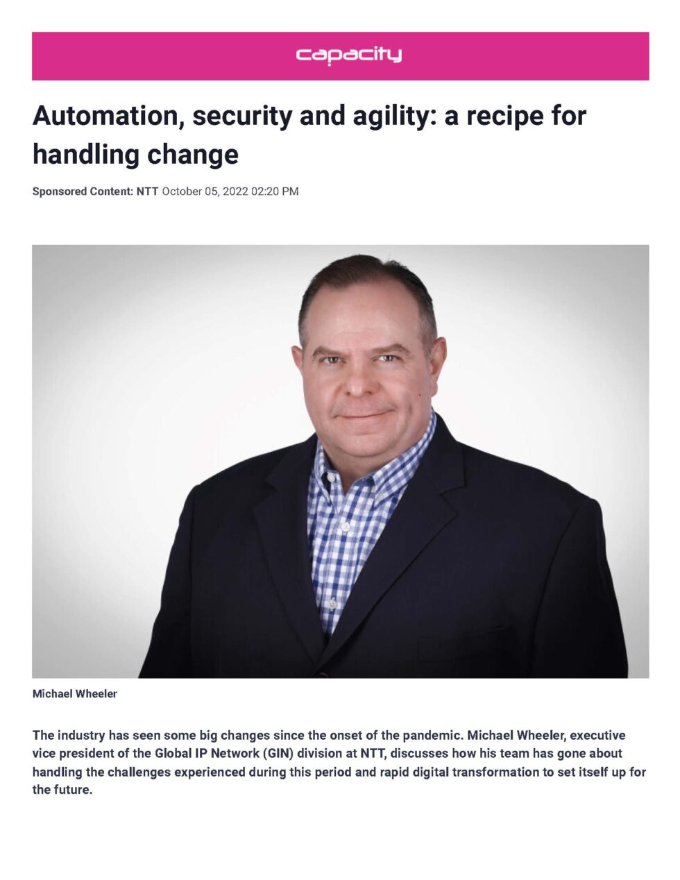 Automation, security and agility: a recipe for handling change ...